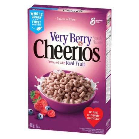 Very Berry Cheerios | Real Fruit Cereal | Cheerios Canada
